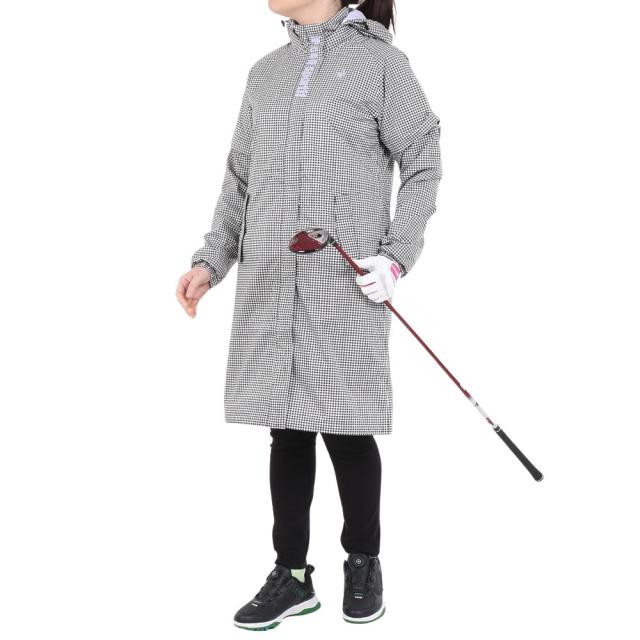 ルコックスポルティフ(lecoqsportif)ゴルフウェア レインウェアワンピース QGWXJF00W WHBK(Lady’…