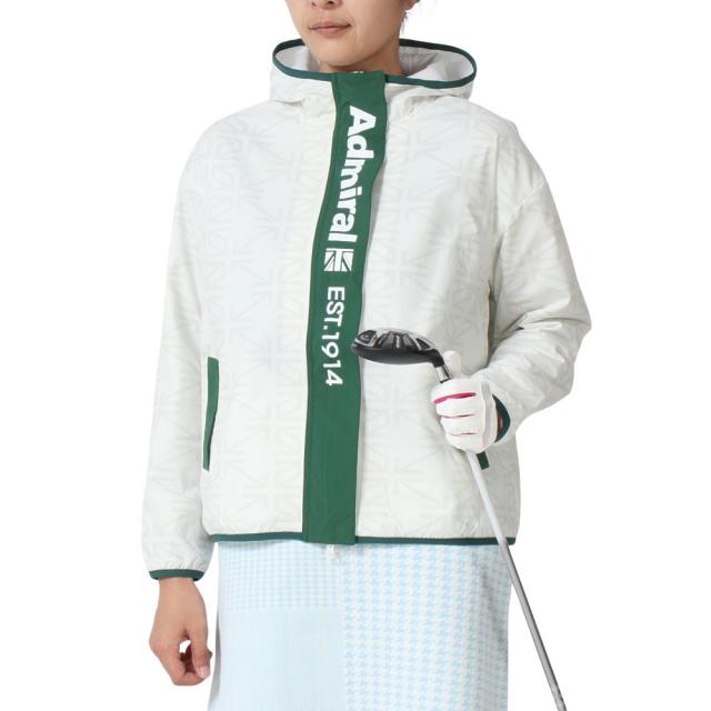 アドミラル ゴルフ(Admiral GOLF)ゴルフウェア アウター 撥水 ユニオンジャック ウィンドジャケット ADLA45…