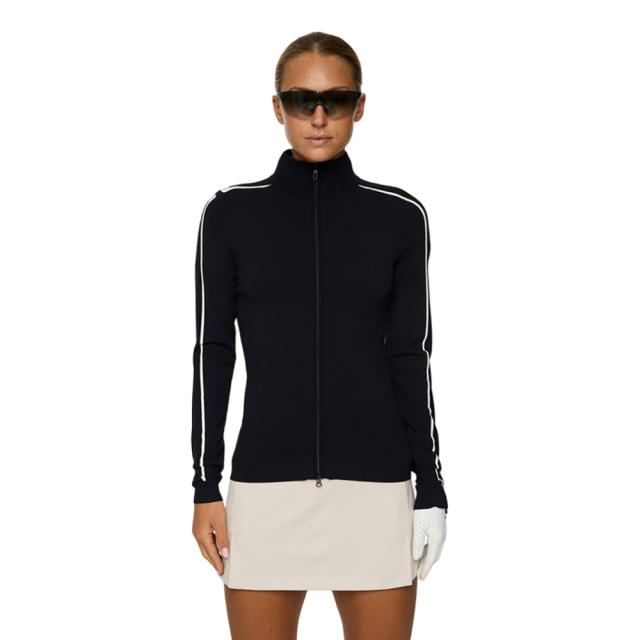 J.LINDEBERG(J.LINDEBERG)ゴルフウェア 長袖 Aubree フルジップモックセーター 072-54915…