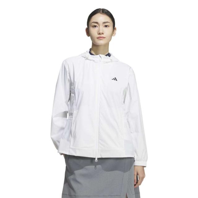 アディダス(adidas)ゴルフウェア アウター 撥水 フルジップ フード付きウインドジャケット JWJ99-JM3000 W…