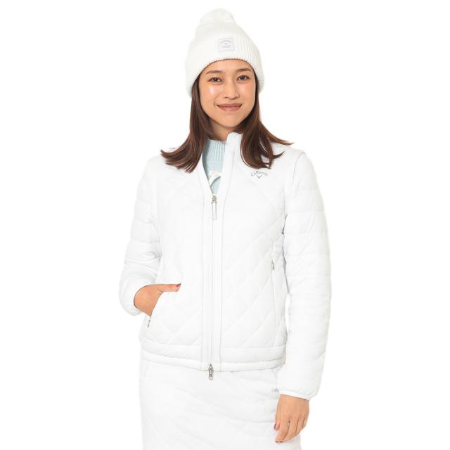 キャロウェイ(CALLAWAY)ゴルフウェア アウター スターストレッチ袖取り外し中綿ブルゾン C25215202-1030(…