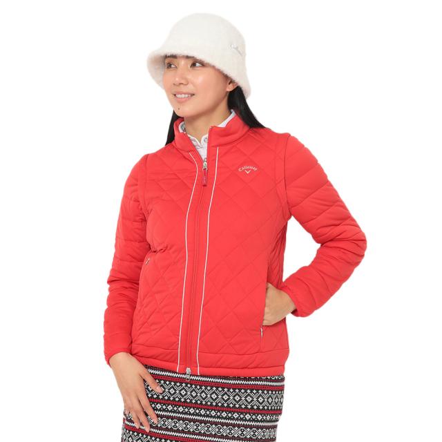 キャロウェイ(CALLAWAY)ゴルフウェア アウター スターストレッチ袖取り外し中綿ブルゾン C25215202-1100(…