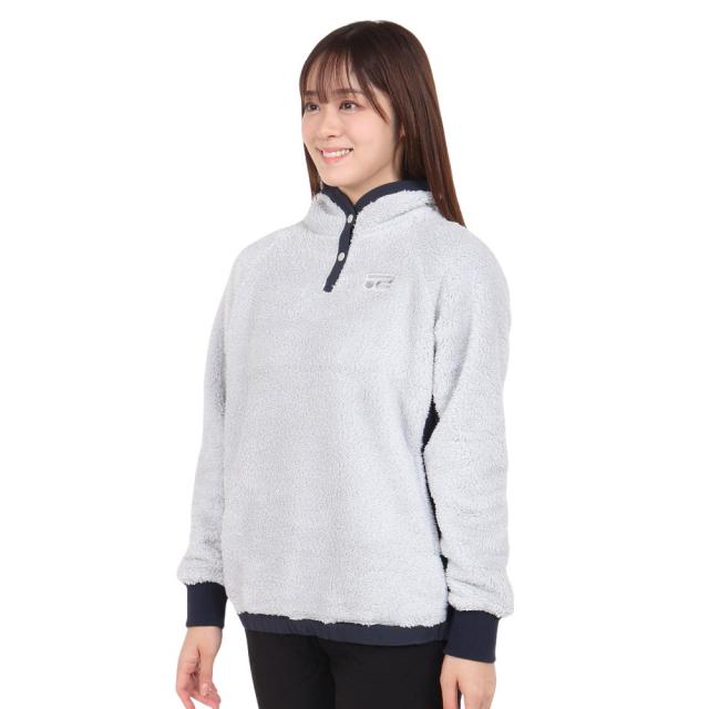 ROSASEN(ROSASEN)ゴルフウェア アウター 保温 ダブルフェイス ボアプルオーバー 045-59011-011(L…