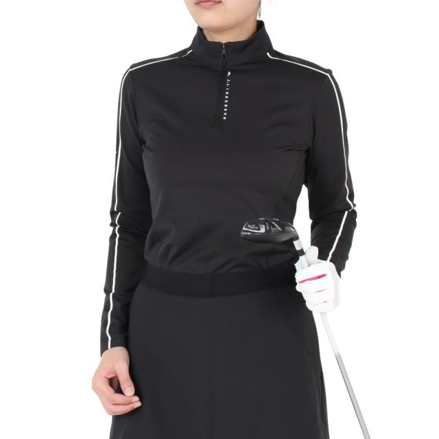 J.LINDEBERG(J.LINDEBERG)ゴルフウェア Adiola Quarter ハーフジップ長袖シャツ 072-3…