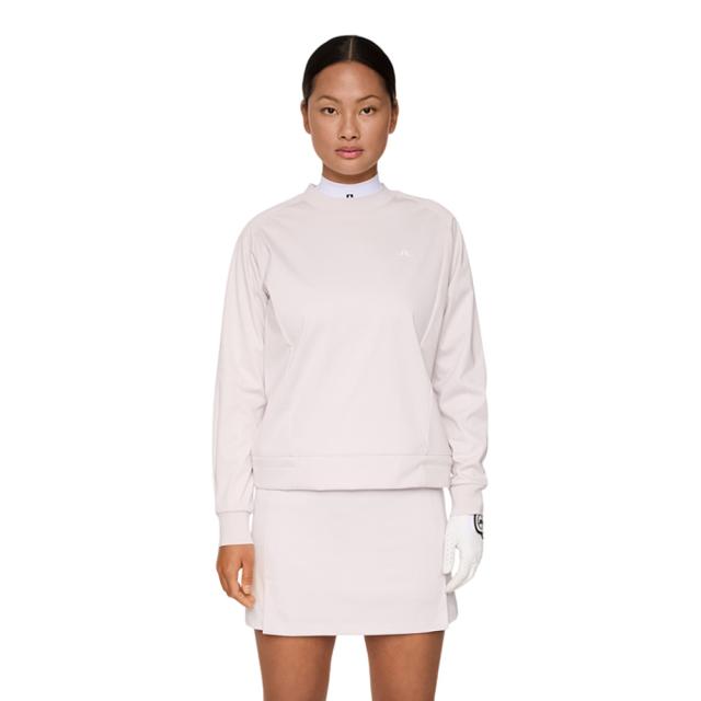 J.LINDEBERG(J.LINDEBERG)ゴルフウェア 撥水 Lucy Windblock クルーネック ミッドレイヤー…