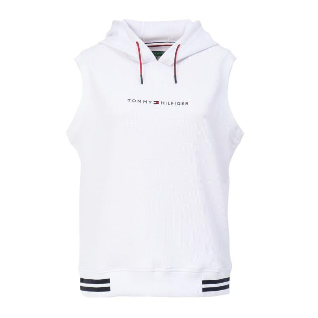 トミーヒルフィガーゴルフ(  GOLF)ゴルフウェア ワッフルスウェットフーディーベスト THLA5…