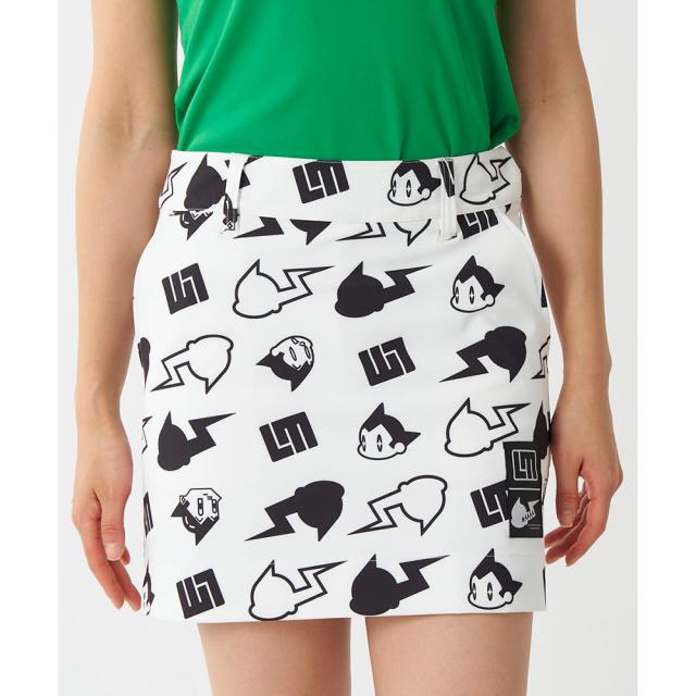 ラウドマウス(LOUDMOUTH)ゴルフウェア アトムコラボ柄スカート 764361 -999(Lady’s)