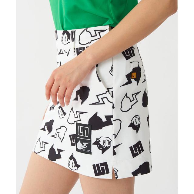 ラウドマウス(LOUDMOUTH)ゴルフウェア アトムコラボ柄スカート 764361 -999(Lady’s)