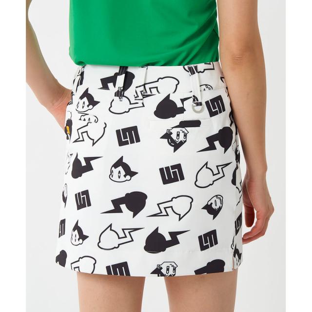 ラウドマウス(LOUDMOUTH)ゴルフウェア アトムコラボ柄スカート 764361 -999(Lady’s)