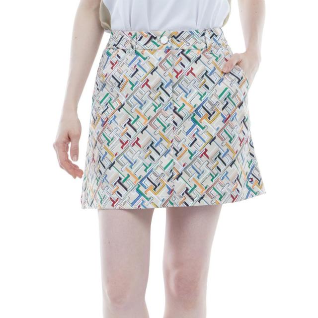 トミーヒルフィガーゴルフ(  GOLF)ゴルフウェア モノグラム スカート THLA405-SND(…