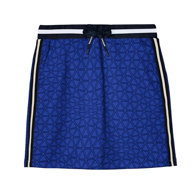 ルコックスポルティフ(lecoqsportif)ゴルフウェア 吸汗 防風 総柄ジャージ スカート LG5FSK01L BL00…