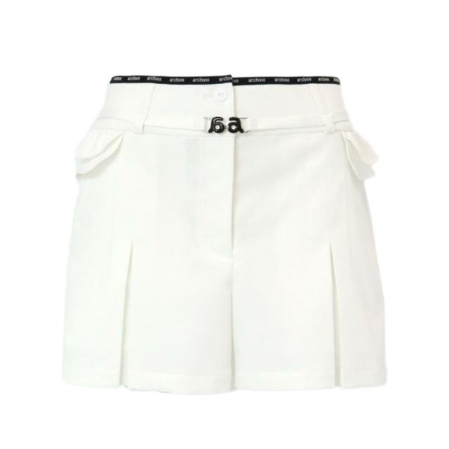アルチビオ(archivio)ゴルフウェア ベルト付き 撥水ショートパンツ A457310-090(Lady’s)