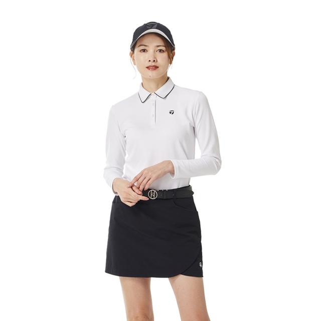 テーラーメイド(TAYLORMADE)ゴルフウェア 裏起毛 ベーシックシック 長袖ポロシャツ M20440-TL552(Lad…