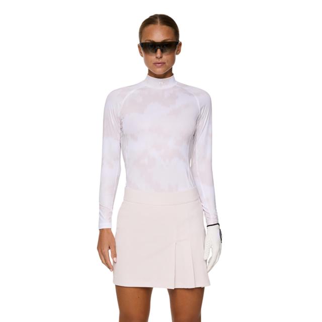 J.LINDEBERG(J.LINDEBERG)ゴルフウェア 長袖 Ella Print コンプレッション アンダーシャツ 0…
