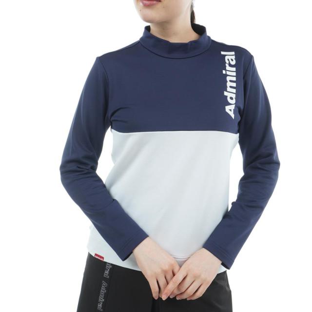 アドミラル ゴルフ(Admiral GOLF)ゴルフウェア 速ポカ 切替モックネックプルオーバー ADLA580-NVY(La…