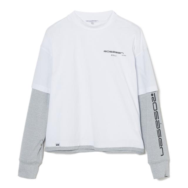 ROSASEN(ROSASEN)ゴルフウェア 長袖 レイヤードロングシャツ 048-23311-25SS-004(Lady’s)