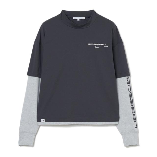 ROSASEN(ROSASEN)ゴルフウェア 長袖 レイヤードロングシャツ 048-23311-25SS-018(Lady’s)