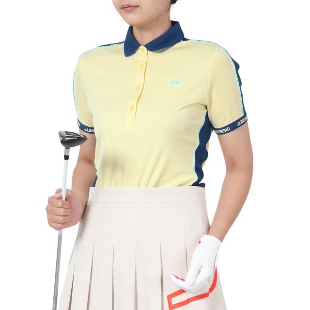 J.LINDEBERG(J.LINDEBERG)ゴルフウェア 半袖 Demi ポロシャツ 072-21343-031(Lady…