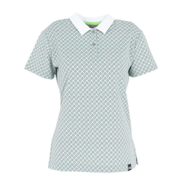 アンダーアーマー(UNDER ARMOUR)ゴルフウェア 速乾 アーマードライ モノグラム チェック 半袖ポロシャツ 6001…