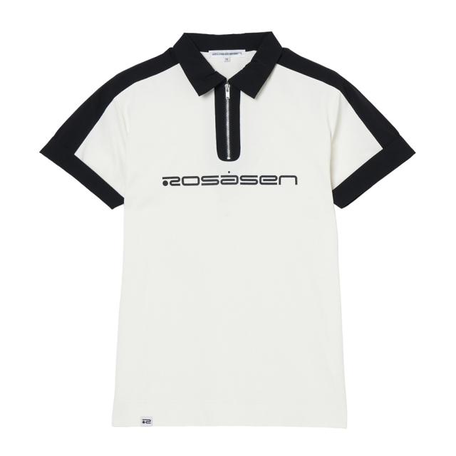 ROSASEN(ROSASEN)ゴルフウェア ジップアップポロシャツ 048-23443-25SS-004(Lady’s)