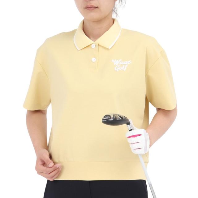 ワック(WAAC)ゴルフウェア ライトストレッチポンチ 半袖ポロシャツ 072252061-0041(Lady’s)