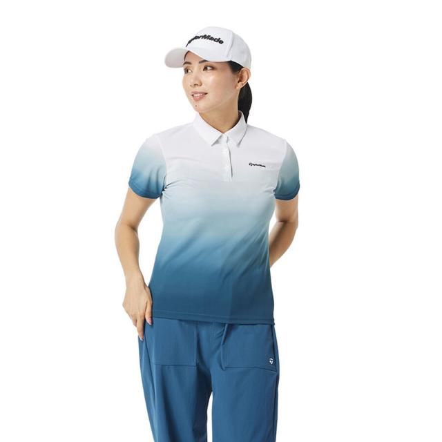 テーラーメイド(TAYLORMADE)ゴルフウェア T-ICE グラデーション 半袖ポロシャツ M20332-TL519(La…