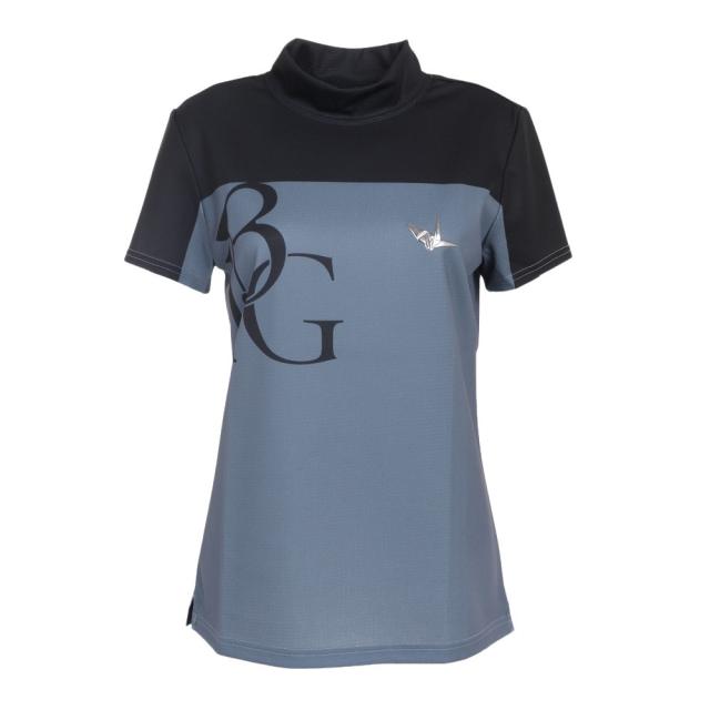 ウノ ピゥ ウノ ウグァーレ トレ(1PIU1UGUALE3)モックネック レディース ゴルフ 半袖シャツ 113G GST0…