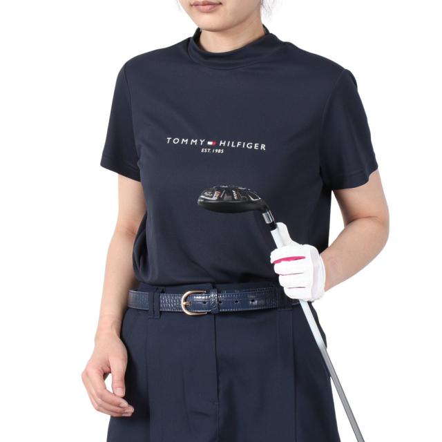 トミー ヒルフィガー ゴルフ(  GOLF)ゴルフウェア 吸水速乾 抗菌防臭 フロントロゴ 半袖モッ…