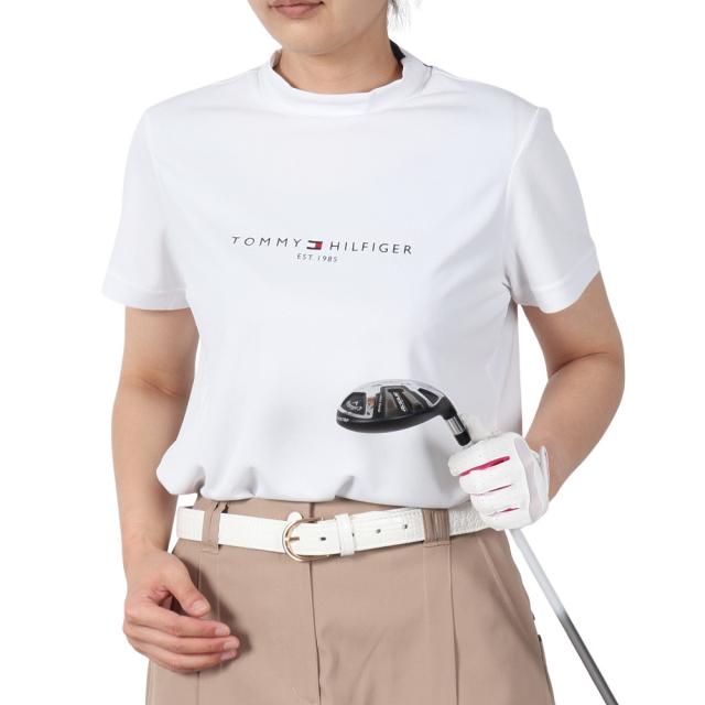 トミー ヒルフィガー ゴルフ(  GOLF)ゴルフウェア 吸水速乾 抗菌防臭 フロントロゴ 半袖 モ…