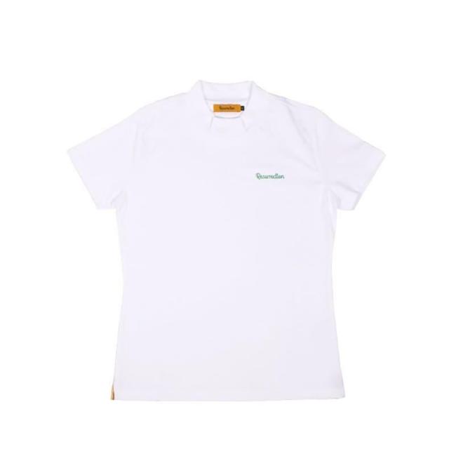 レザレクション(Resurrection)モックネック ゴルフ 半袖 GMジャガードモックネック BE12IN19-W(Lad…