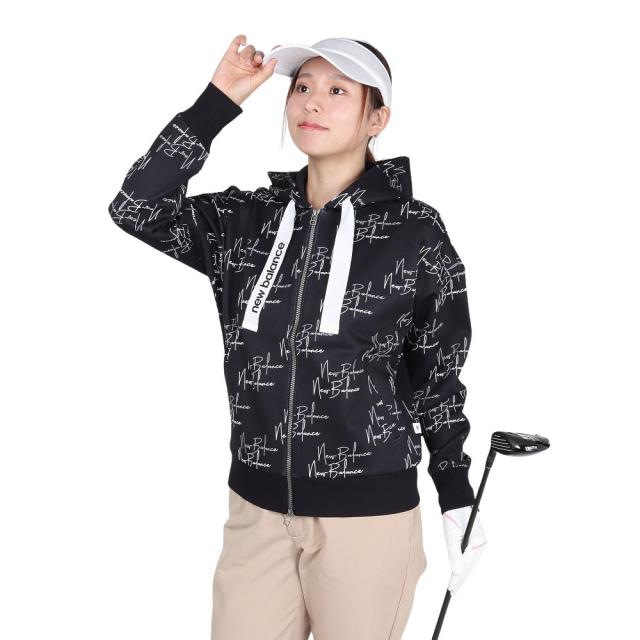 ニューバランス(new balance)ゴルフウェア 長袖パーカー スウェット フルジップフーディ 012-5262502-0…