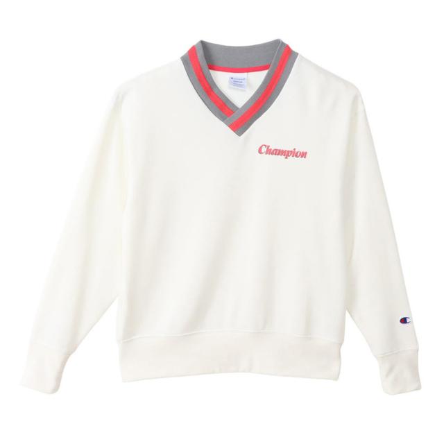 チャンピオン(CHAMPION)ゴルフウェア 長袖 テックウィーブ テリーVネックスウェットシャツ CW-CG002 020(…