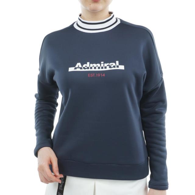 アドミラル ゴルフ(Admiral GOLF)ゴルフウェア 裏起毛 軽量 カルイシ 長袖モックネックスウェット ADLA572…
