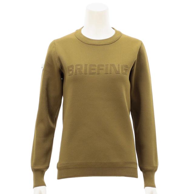 ブリーフィング(BRIEFING)ゴルフウェア クルーネックニット BRG223W21-026(Lady’s)