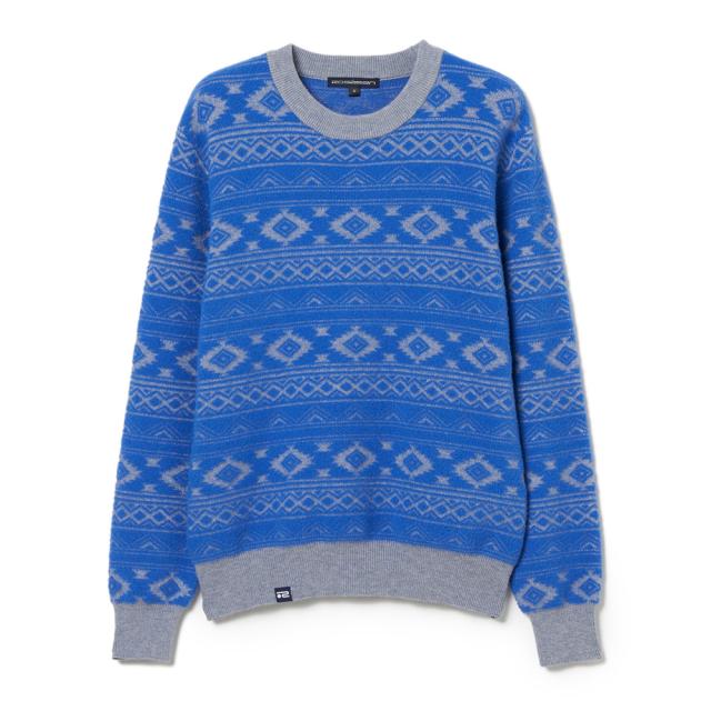 ROSASEN(ROSASEN)ゴルフウェア 長袖 モールジャガード クルーネック 045-14011-25AW-093(La…