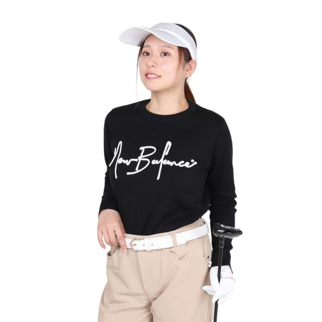 ニューバランス(new balance)ゴルフウェア 長袖 クルーネック ニット プルオーバー 012-5270502-010…