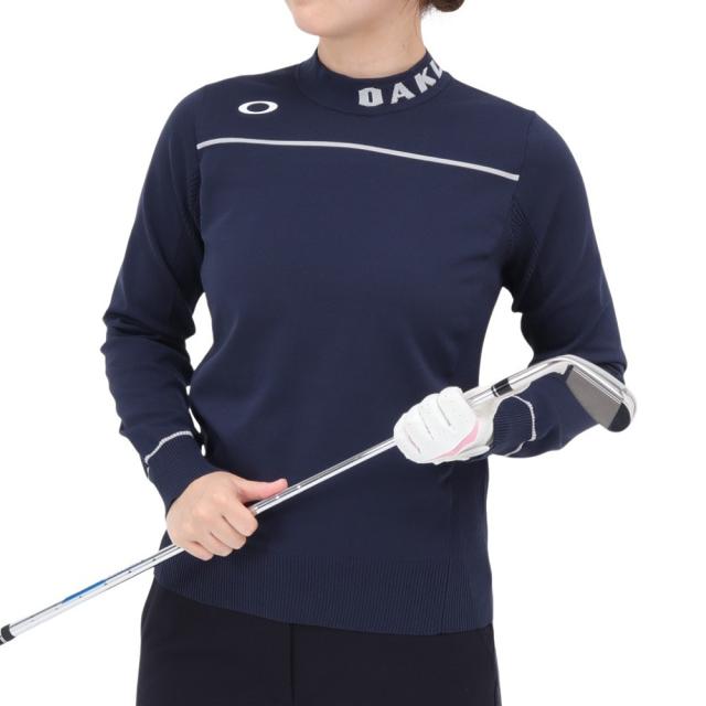 オークリー(OAKLEY)ゴルフウェア 吸汗速乾 Elevate ロングスリーブ セーター モックネックシャツ 2.0 FOA…