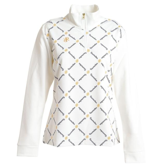 レザレクション(Resurrection)ゴルフウェア DMパターンジップシャツ 22AWIN01-W WT(Lady’s)