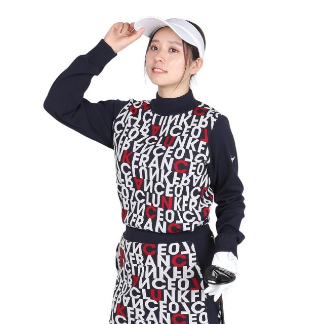 クランク(CLUNK)ゴルフウェア 軽量 ロゴニット CL5SUJ08 NVY(Lady’s)