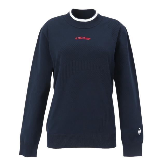 ルコックスポルティフ(lecoqsportif)ゴルフウェア 長袖 モックネック セーター LG5SST80L NV00(La…