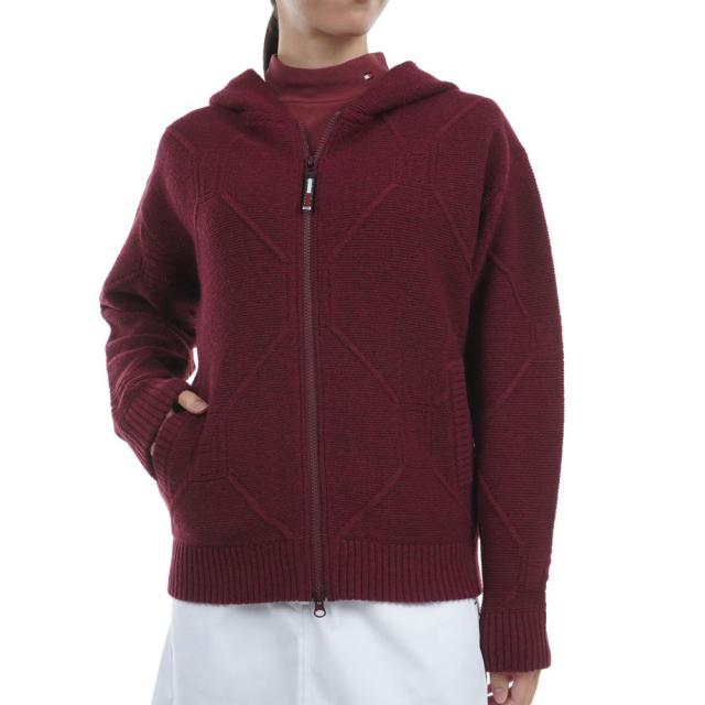 トミーヒルフィガーゴルフ(  GOLF)ゴルフウェア スケルトンフラッグ裏地付き ZIPセーター T…