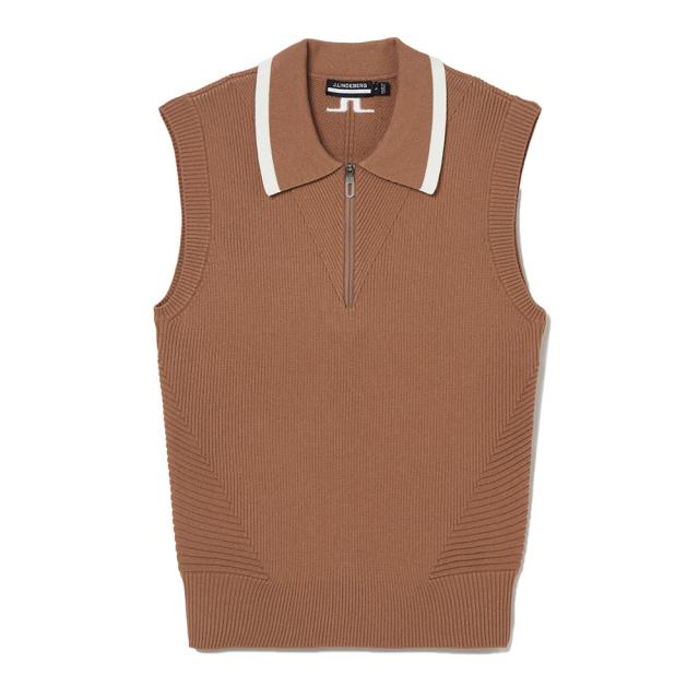 J.LINDEBERG(J.LINDEBERG)ゴルフウェア Ramona Knitted ポロシャツ 072-43370-0…