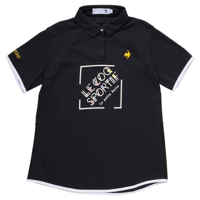 ルコックスポルティフ(lecoqsportif)ゴルフウェア 吸汗速乾 Aラインシルエット 半袖シャツ LG5SHS03L B…