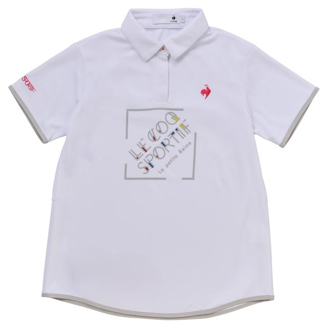 ルコックスポルティフ(lecoqsportif)ゴルフウェア 吸汗速乾 Aラインシルエット 半袖シャツ LG5SHS03L W…