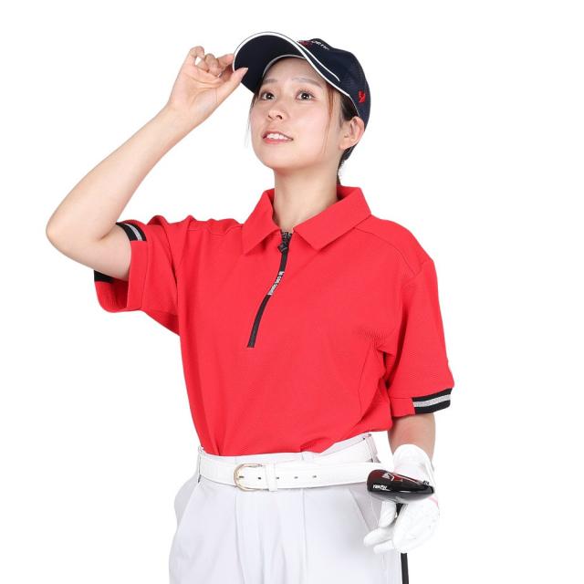 ルコックスポルティフ(lecoqsportif)ゴルフウェア 吸汗 半袖カットソー LG5FSW80L RD00(Lady’s)