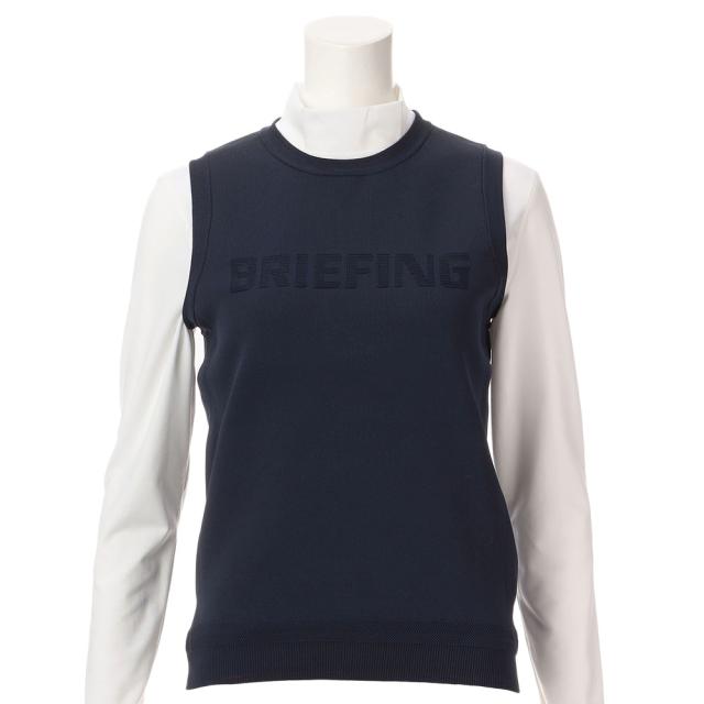 ブリーフィング(BRIEFING)ゴルフウェア クルーネックニットベスト BRG223W22-076(Lady’s)