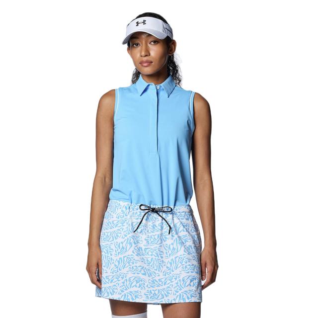 アンダーアーマー(UNDER ARMOUR)ゴルフウェア ノースリーブ ワンピース アイソチル CB ドレス 1384983 …