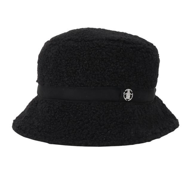 マンシング(MUNSING)ゴルフ リバーシブル ボア バケットハット MG5FCP74L BK00(Lady’s)