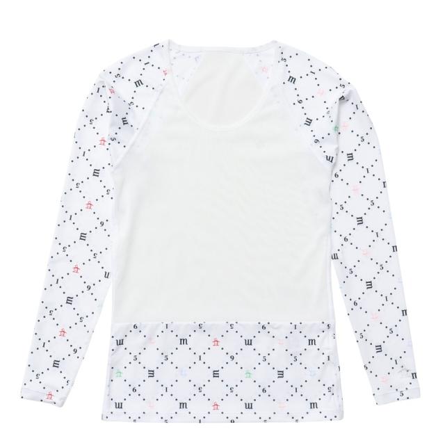 マンシング(MUNSING)ゴルフウェア 飛びプリント インナーシャツ MG5SUD23L WH00(Lady’s)