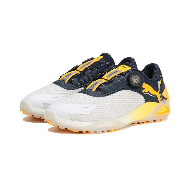 プーマ(PUMA)ゴルフシューズ 3E シャドウキャットニトロ ディスク ダイヤル式 スパイクレス 310219-07(Men…